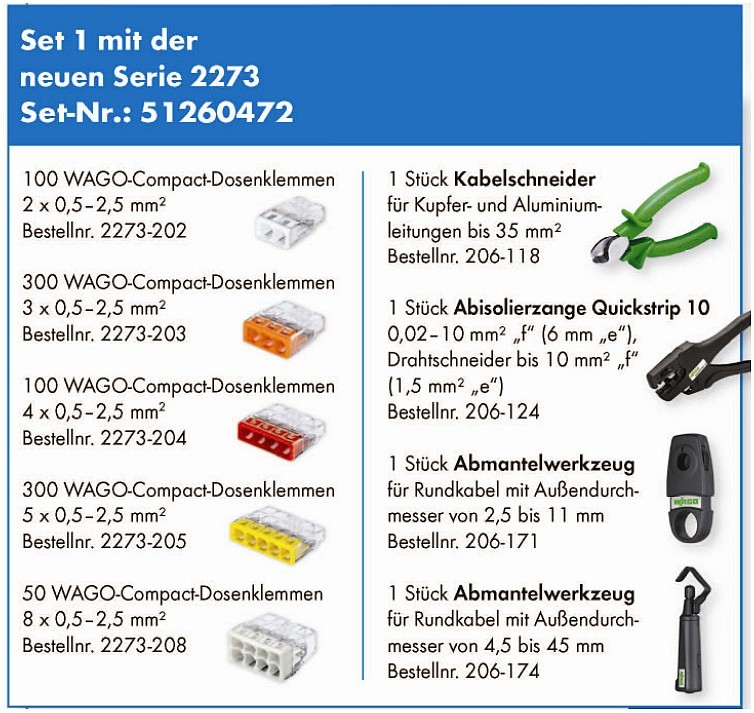 Assemble profesionally – with the Wago profi set! | WAGO | SOS electronic
