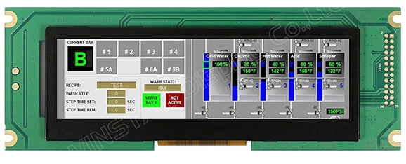 Bar TFT - auch industrielle Displays können große Blickwinkel bieten ...