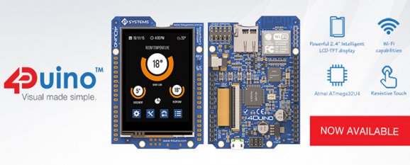 4duino Ready To Use Arduino Module With A Display 4d Systems 6682