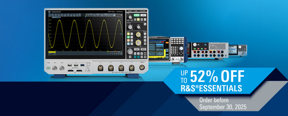 Rohde&Schwarz Deal: Save Up to 52% on the Most Popular T&M Instrument Configurations | ROHDE ...